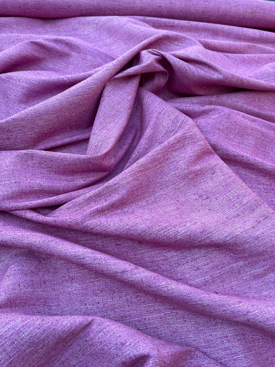 Fabulous Quality Heavy Raw Silk Tussah - PURPLE!!! – Silks4Less